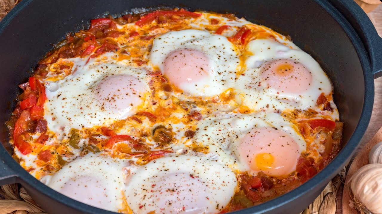 Huevos al chilindrón: receta fácil y sabrosa
