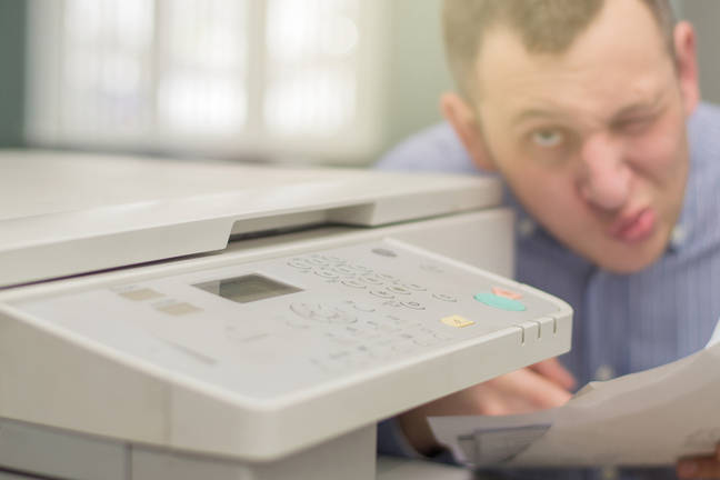 Marketing 'genius' destroyed a printer by trying to fix a paper jam