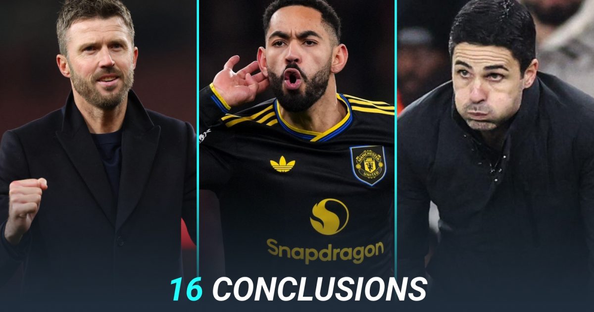 16 conclusions from Arsenal 2-3 Man United: DNA, bottle, retro kits ...