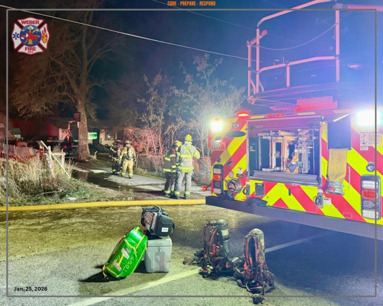 Weber County house heavily damaged after being 'fully engulfed' in ...