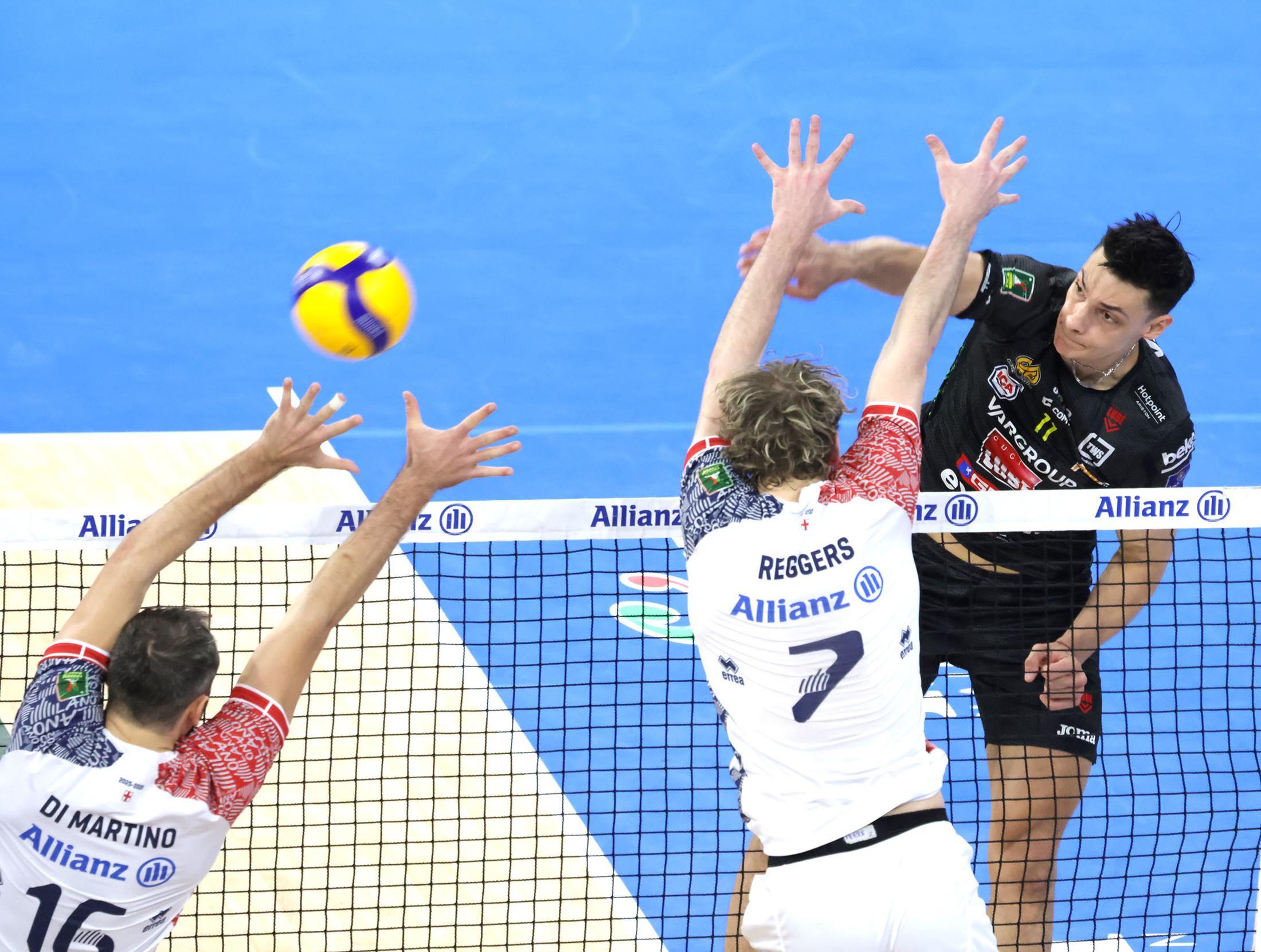 Lube fermata da troppe amnesie. Allianz Cloud amara: vince Milano