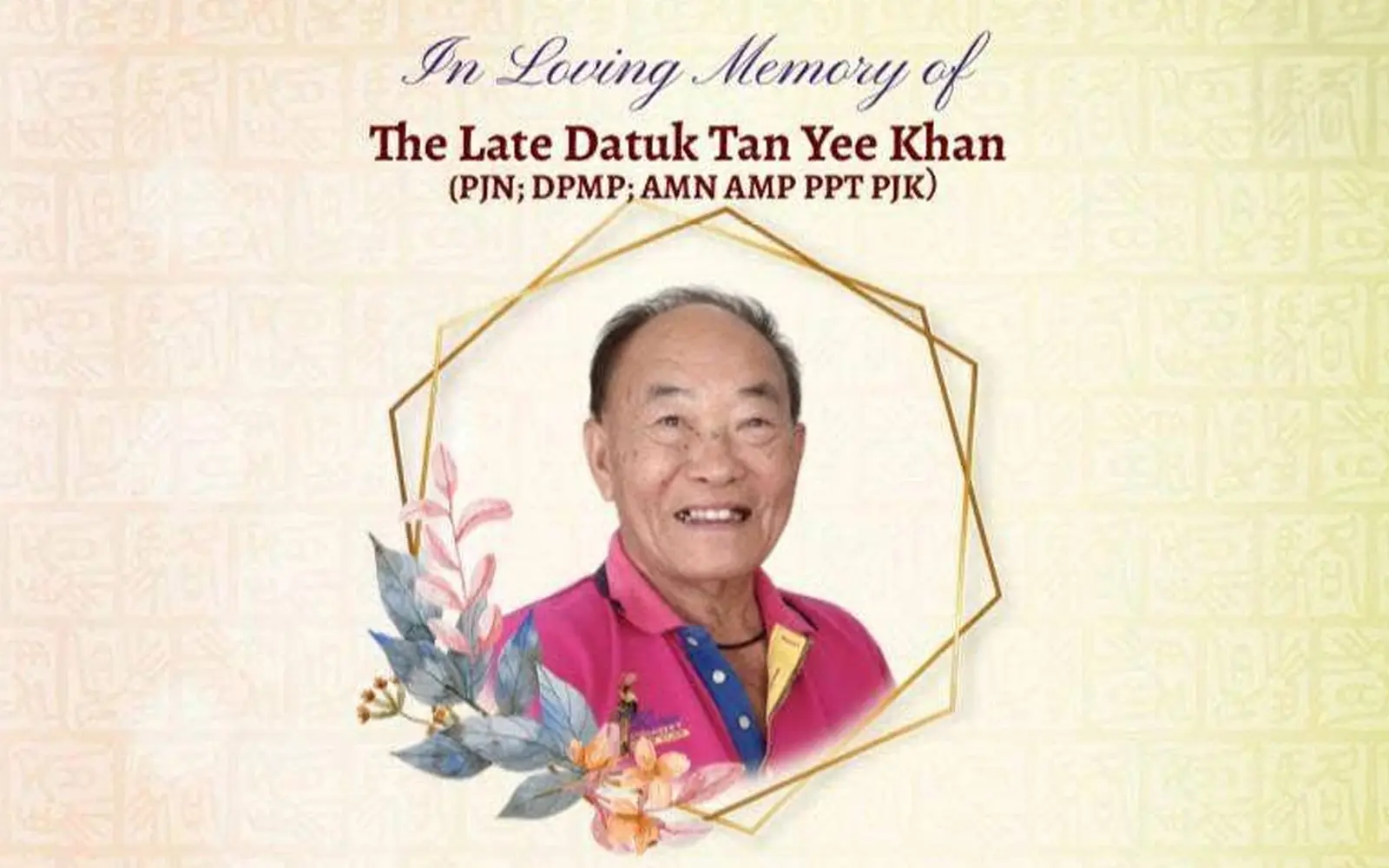 Malaysian badminton legend Tan Yee Khan dies at 86