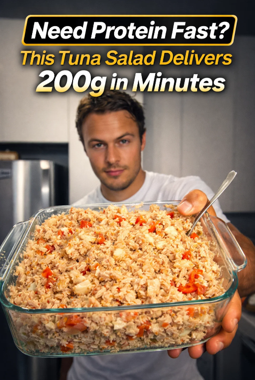 Need protein fast? This tuna salad delivers 200g in minutes
