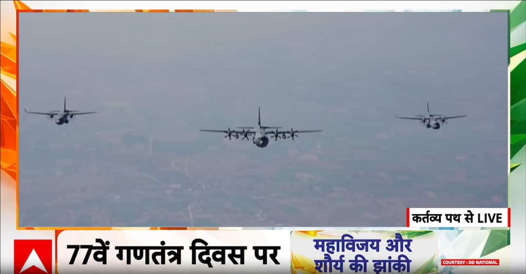 Breaking news: Indian Air Force showcases power with grand fly-past on ...