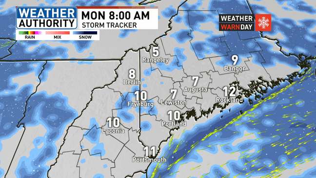 Lighter snow today / final round expected to move through tonight