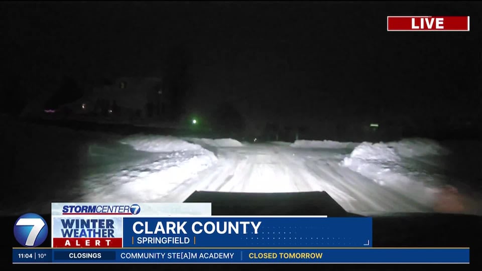 Storm Tracker 7 checks out conditions after snowstorm in Clark County