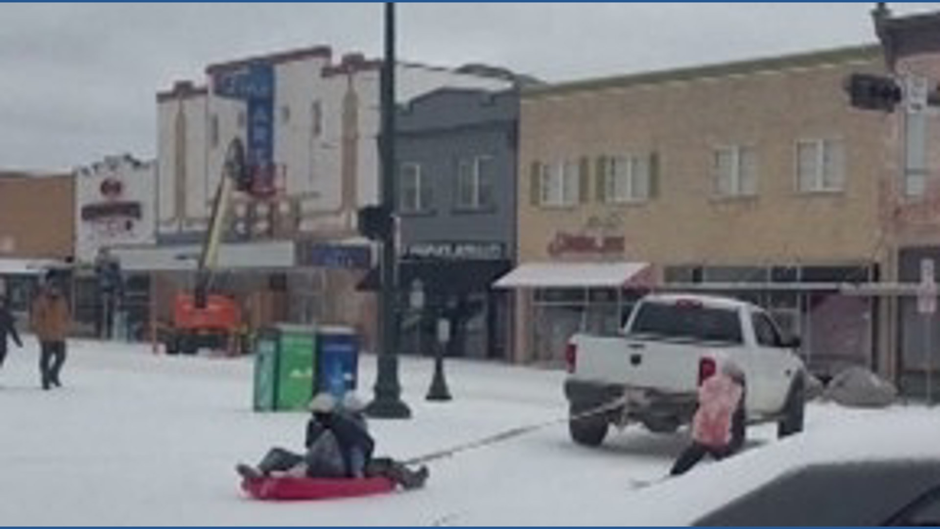 Daring winter weather