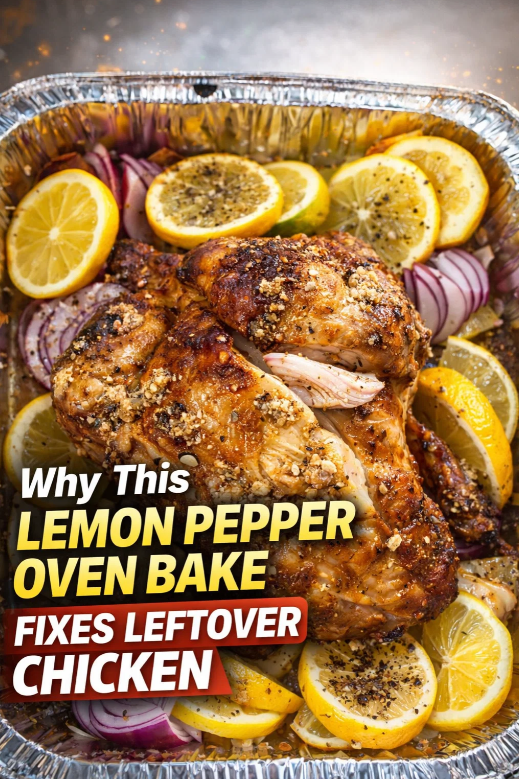 Why this lemon pepper oven bake fixes leftover chicken
