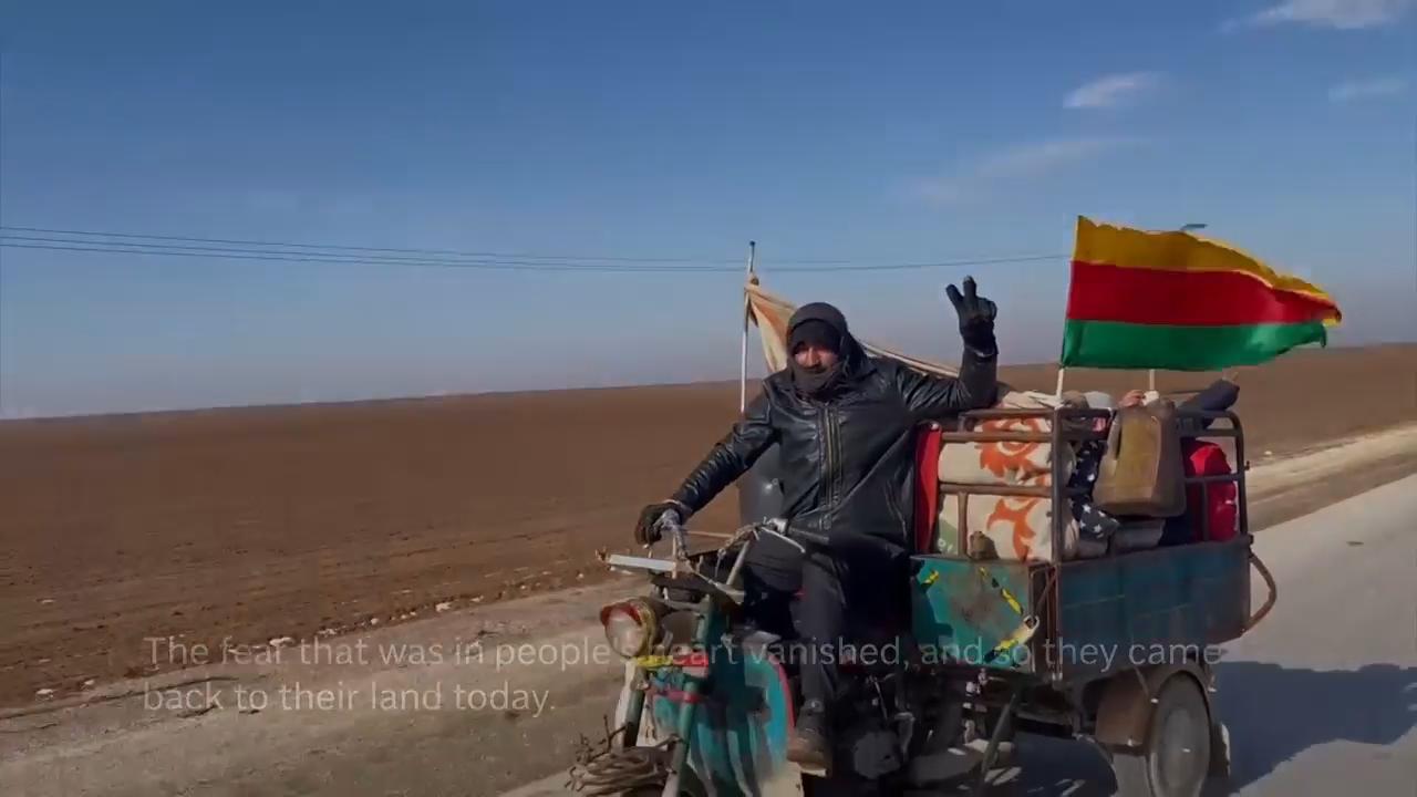 Syrian families return to Hassakeh after extension of ceasefire between ...