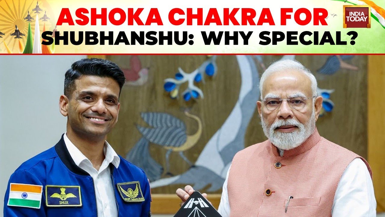 Subhanshu Shukla becomes first Indian astronaut to be awarded Ashok Chakra