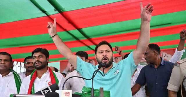 Tejashwi Yadav takes charge as national working president of RJD