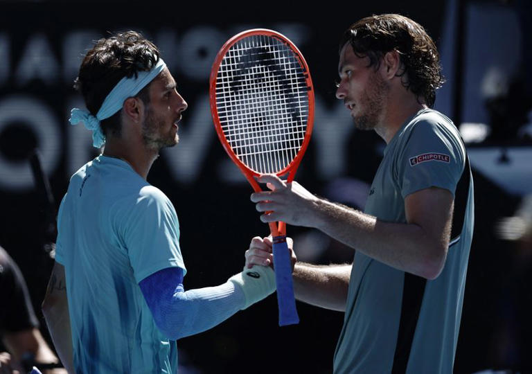 Tennis - Musetti blitzes Fritz to set up Djokovic showdown in Melbourne