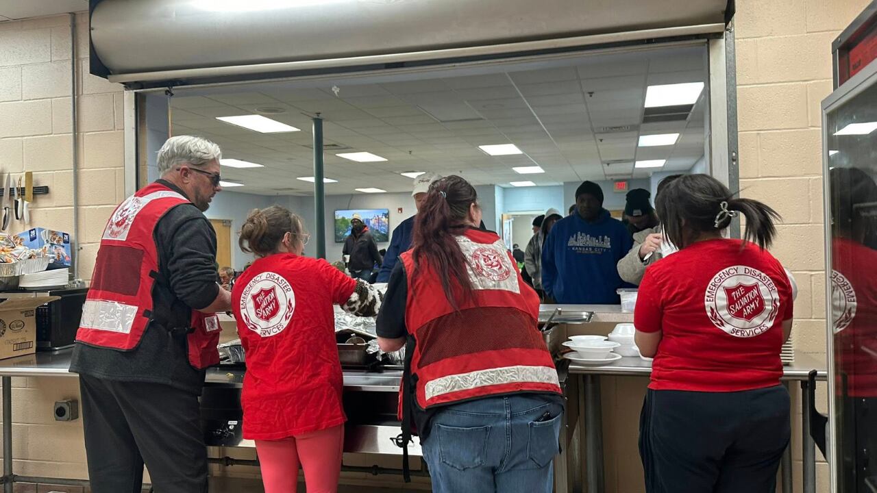 Nearly 100 people seek shelter as temperatures drop dangerously low