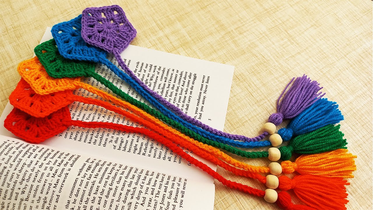 Beginner crochet bookmark tutorial | Easy star bookmark pattern