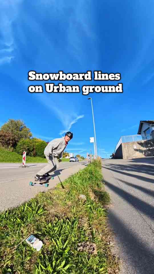 Streets ride like snow urban snowboard skate flow