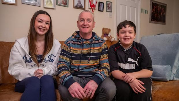 Darlington dad was given two weeks to live after 'golf ball' sized ...