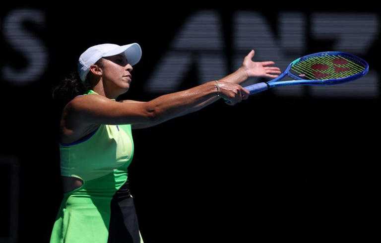 Tennis-Keys departs with head held high, promises to eat 'gross' apple pie