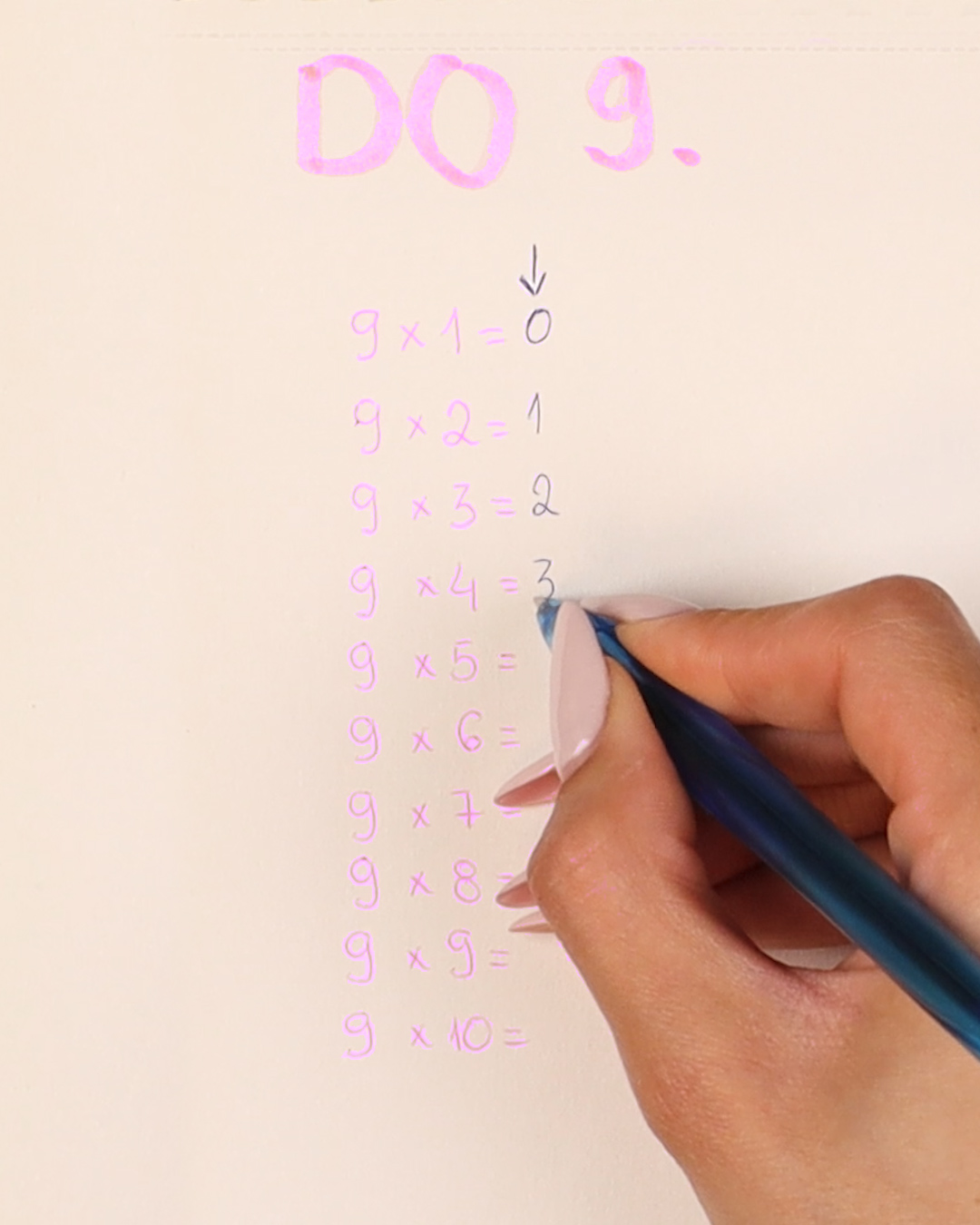 Stop multiplying 9 the hard way