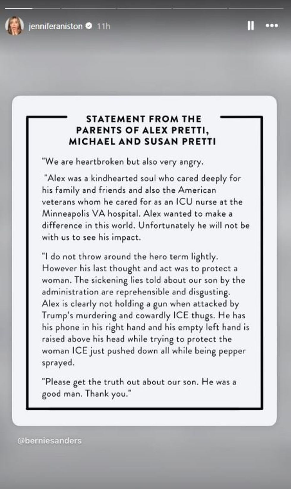 Jennifer Aniston pens rare political statement as Friends actress makes ...