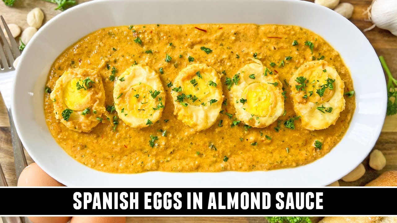 The best-ever Spanish eggs: Huevos en salsa de almendras recipe