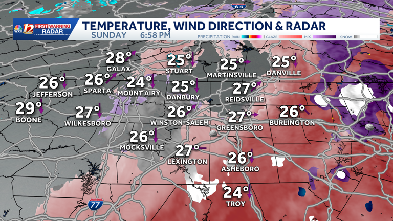 Frigid mornings with lingering icy travel | Will it snow this weekend ...