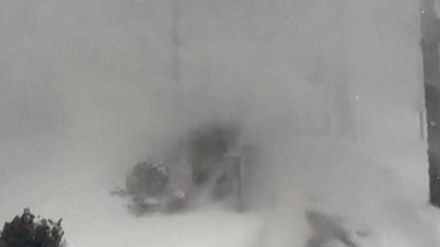 'Cool, but scary': Snow swirls in the air as winter storm slams into ...