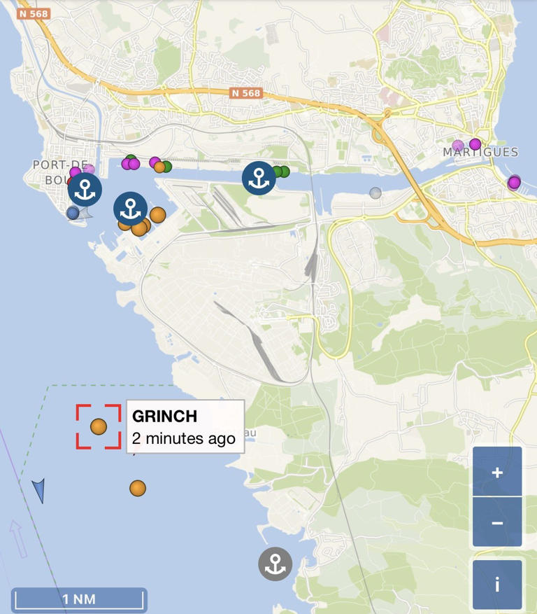 Ce que l'on sait du pétrolier russe amarré en face de Port-de-Bouc