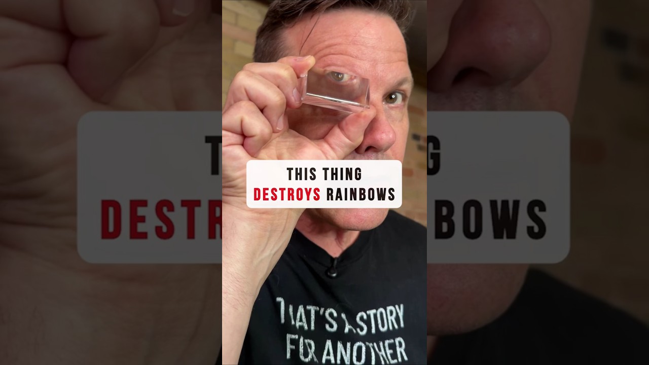 See what could happen if you could destroy a rainbow