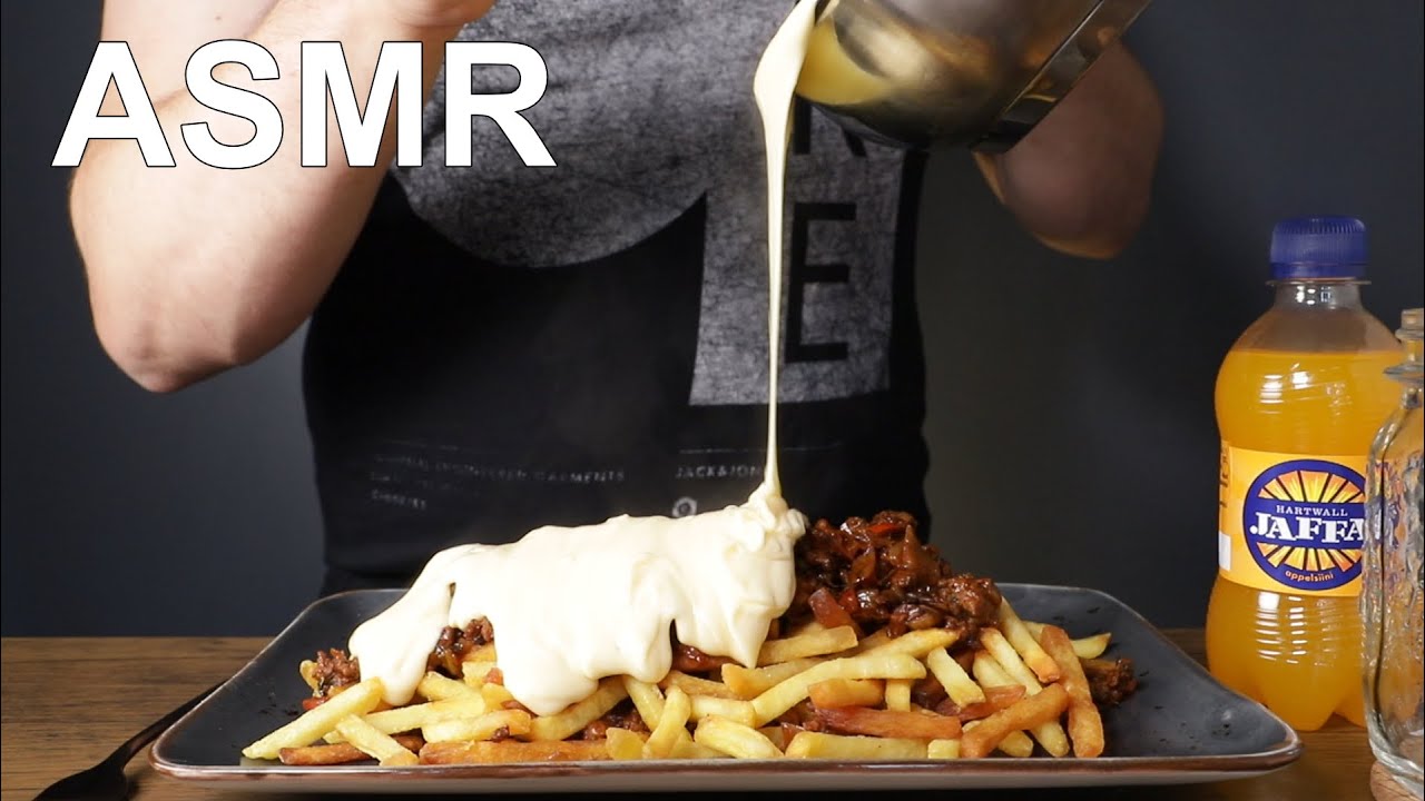 ASMR loaded chili cheese fries | Crispy and cheesy