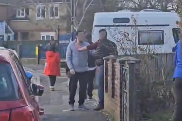 Police give update after four men arrested outside Shirley school