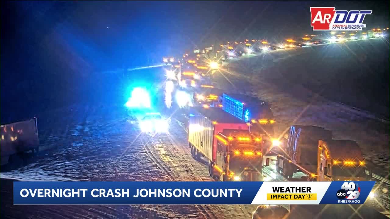 Accidents involving semi trucks delayed traffic in Arkansas, Oklahoma