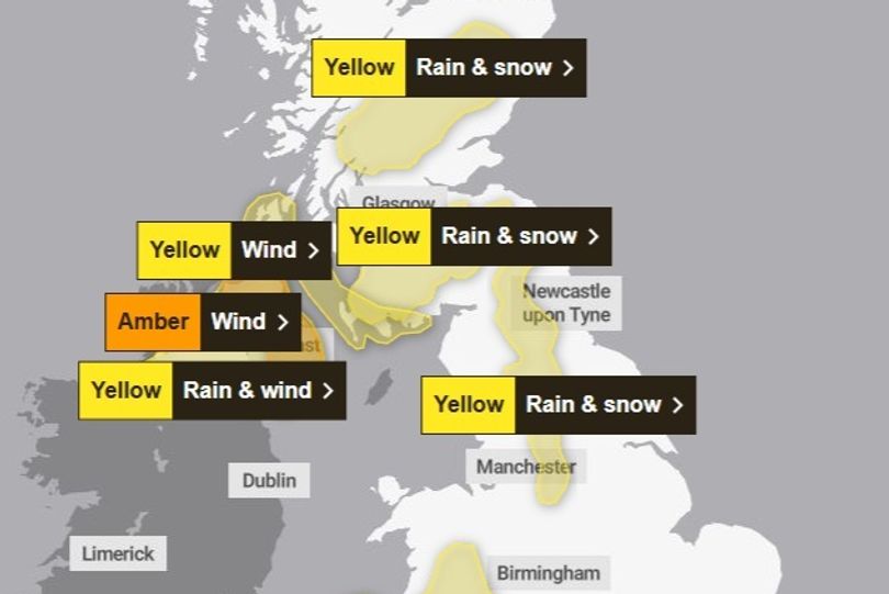 Lancashire snow weather warning issued as Storm Chandra to batter UK ...