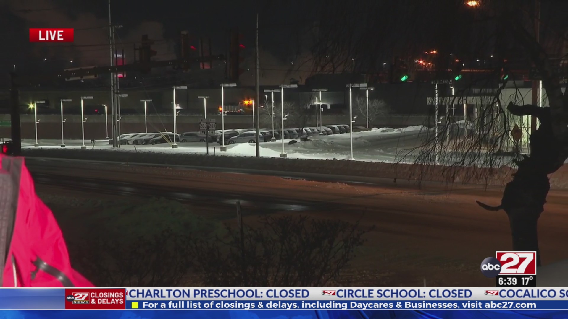abc27 reporters cover snow storm across Midstate