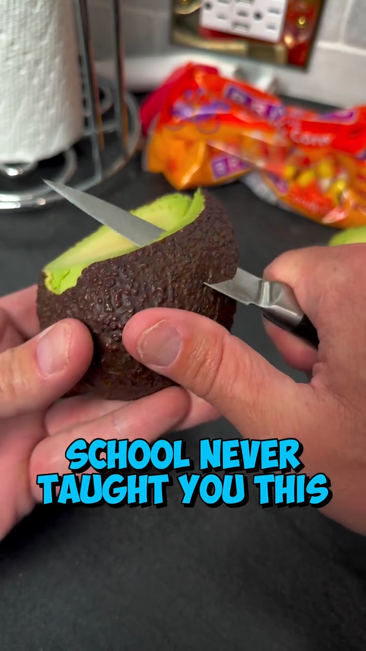 The easiest way to peel an avocado