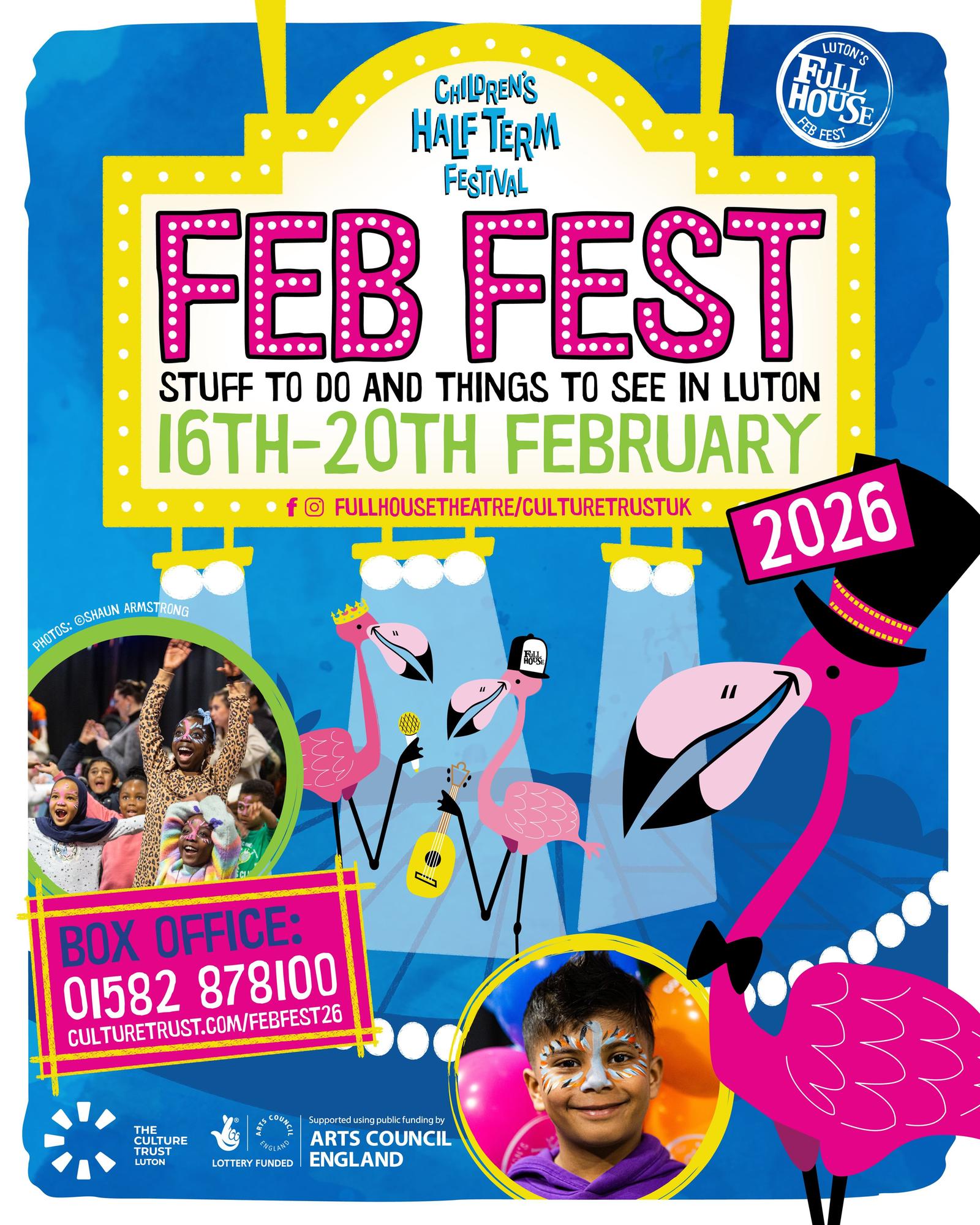 The flamingos are flying back into town for Luton’s Feb Fest!