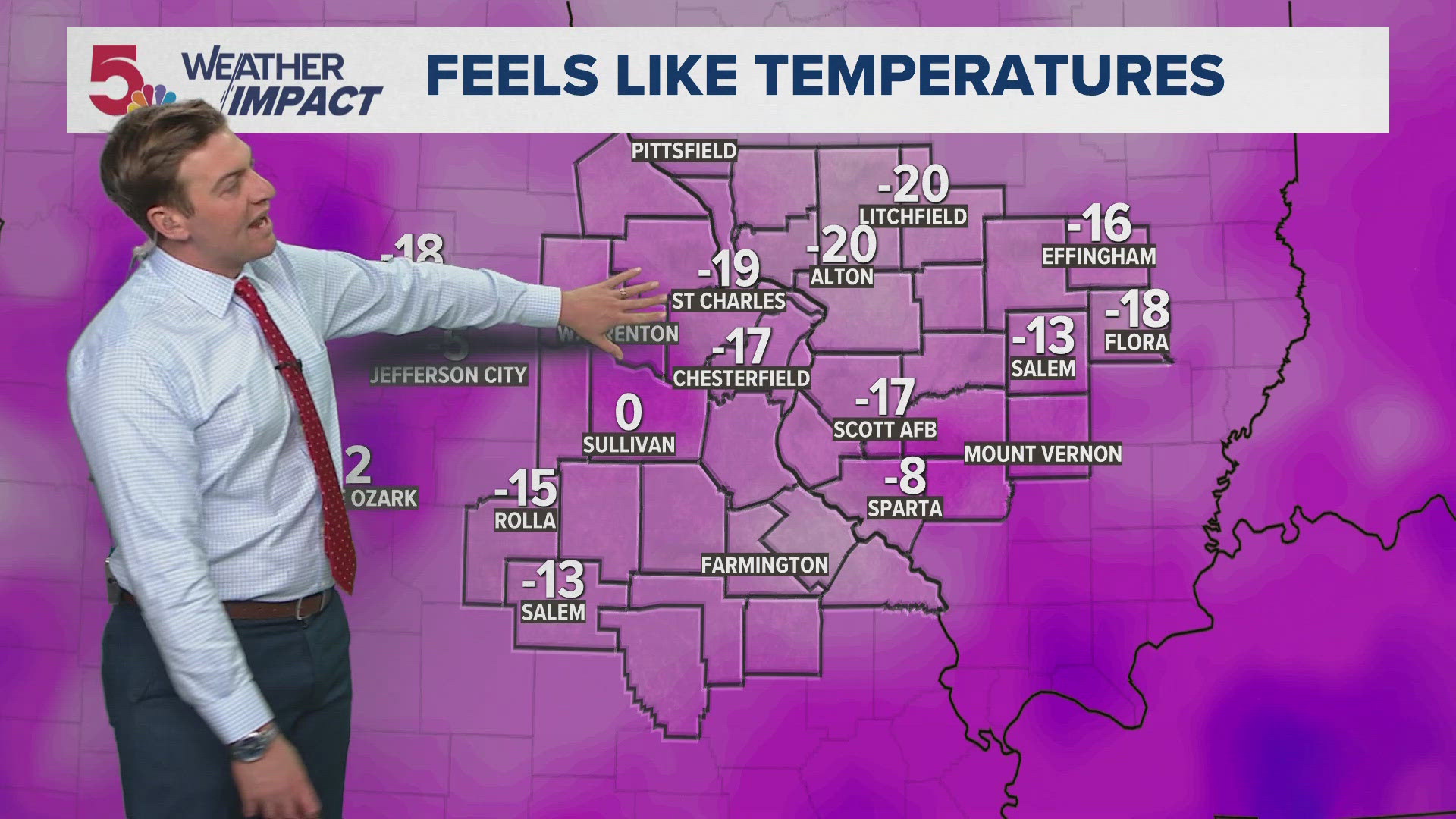 St. Louis winter storm: Latest forecast, road conditions Monday morning