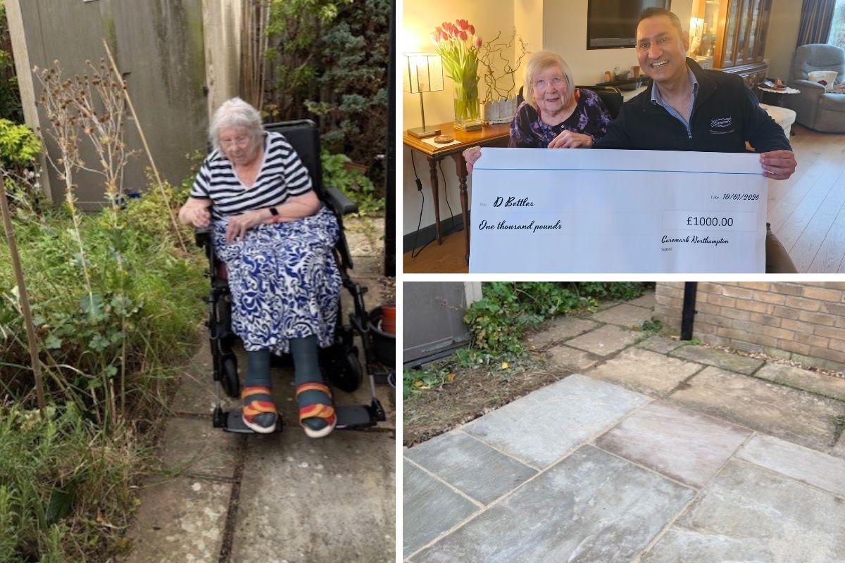 Northampton resident gains access to beloved garden after wish granted