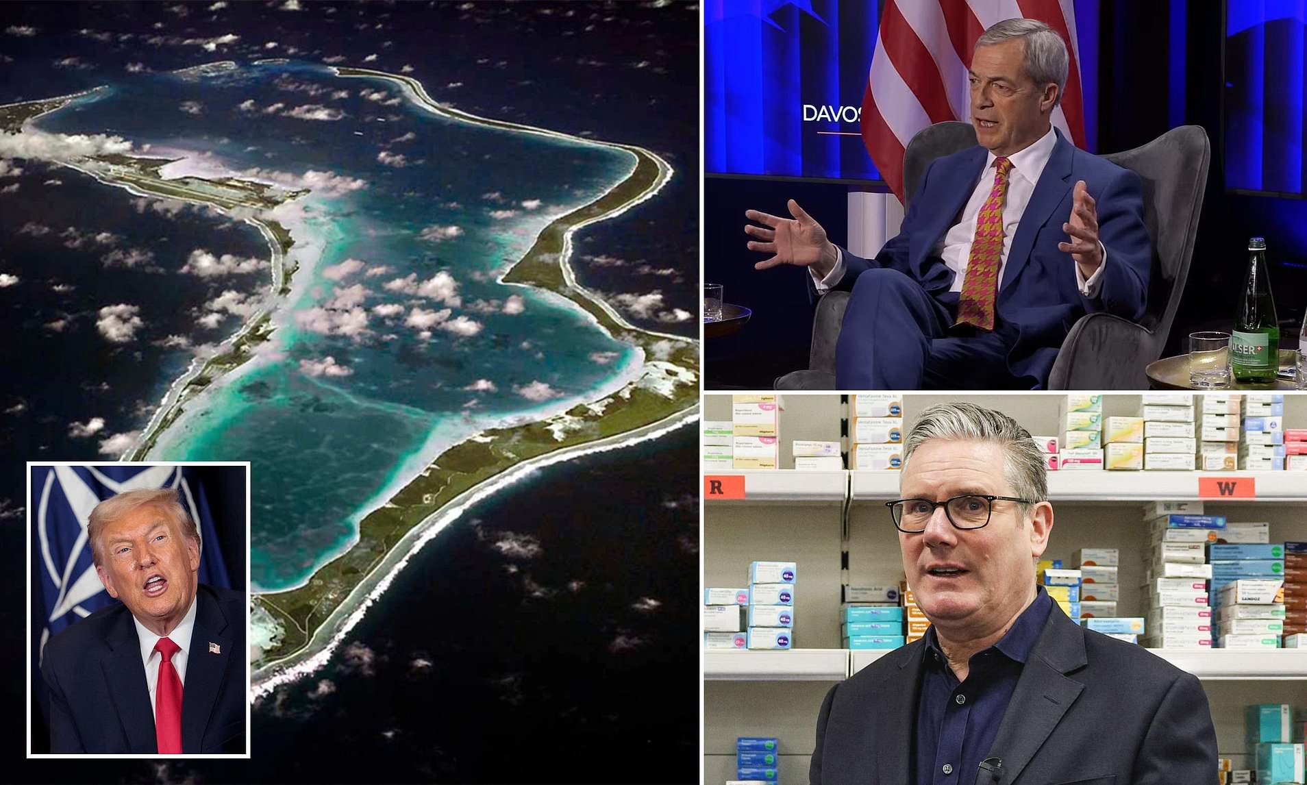 Nigel Farage warns Trump 'won't put up with' Chagos giveaway