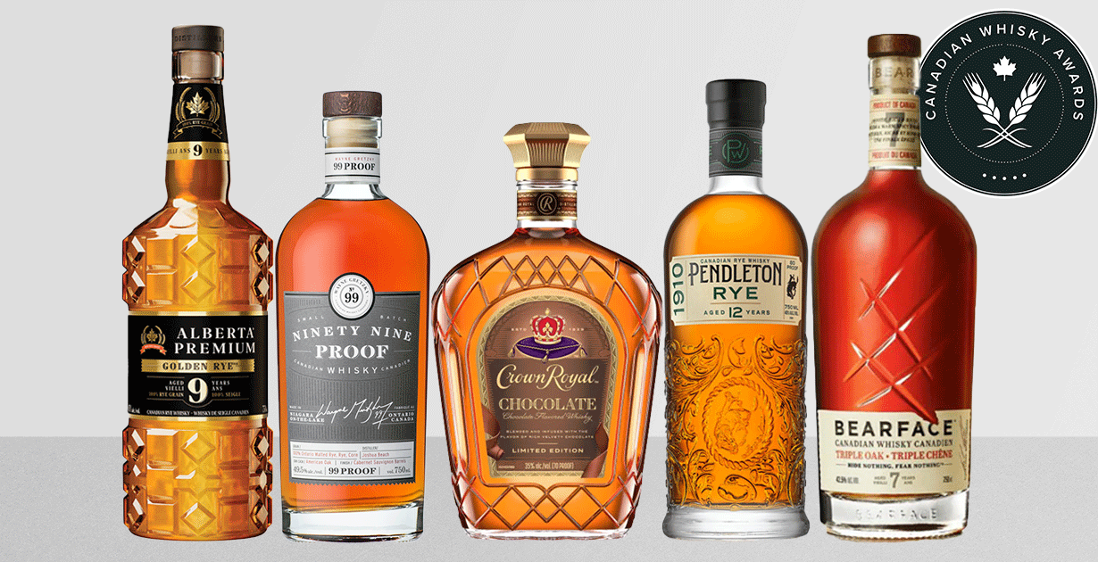 All award-winning whiskies from the Canadian Whisky Awards 2026