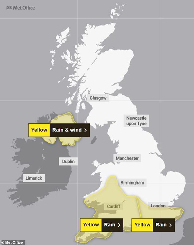 Britain to be hit by 70mph winds and more heavy rain today as police ...