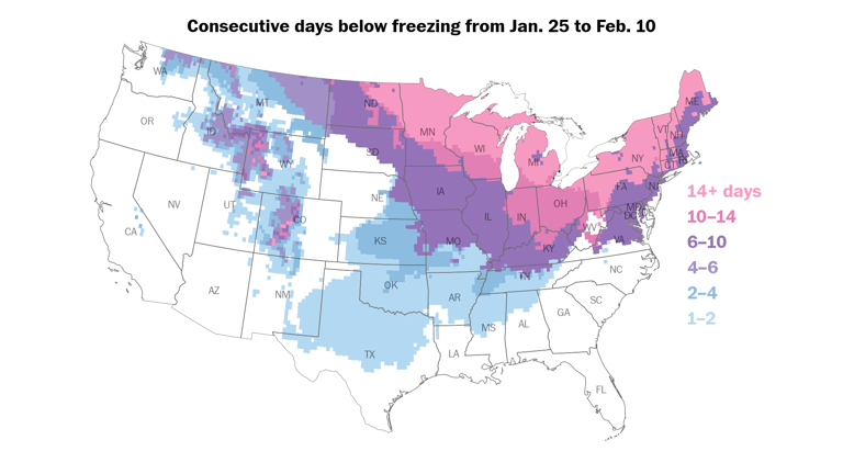 The massive storm has passed, but deep cold remains a danger