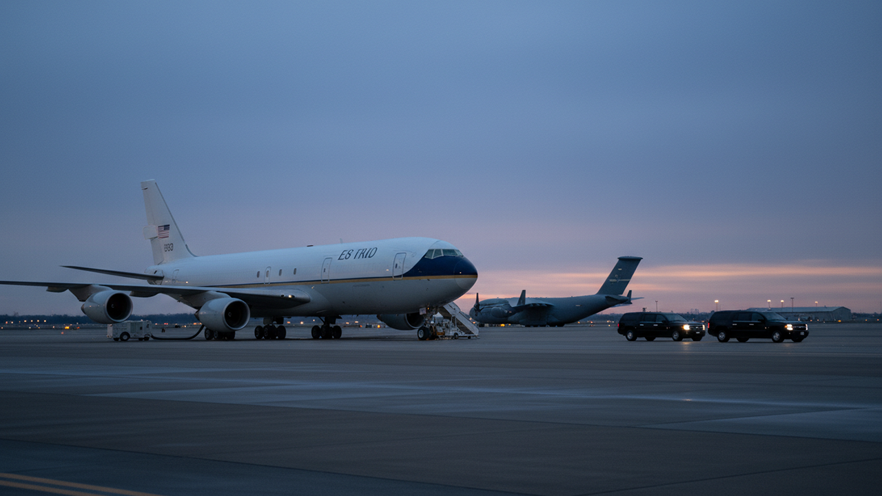 How the president really travels when cameras aren’t rolling
