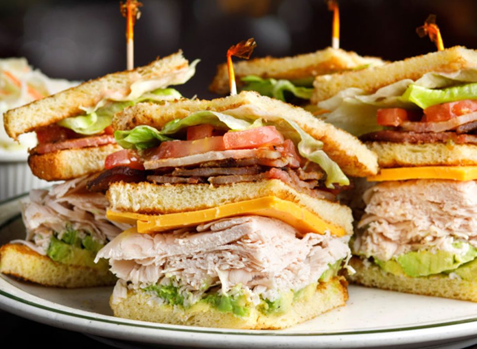 5 chain restaurants with the best stacked triple-decker sandwiches
