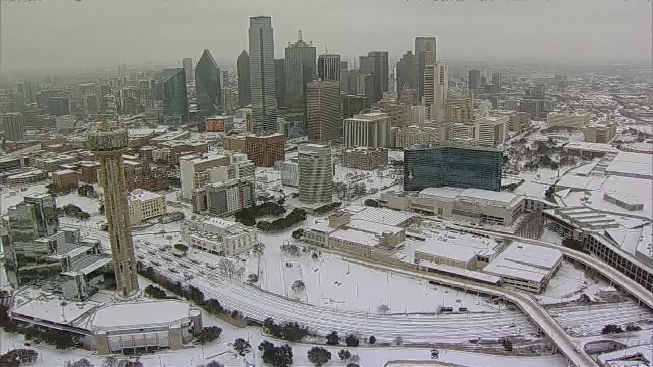 Winter storm: North Texas road conditions Monday