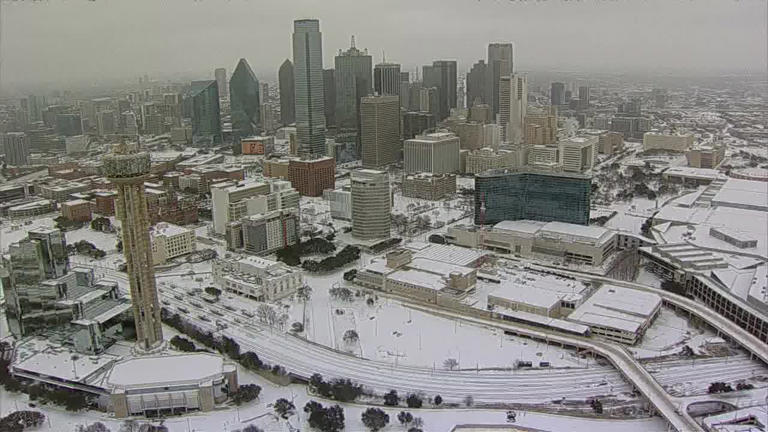 Winter storm: North Texas road conditions Monday