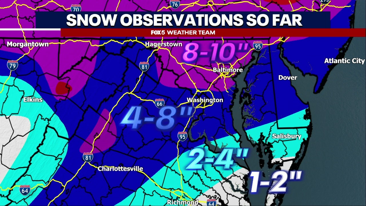 Live updates: Bitter cold, icy conditions grip DC after massive snowstorm