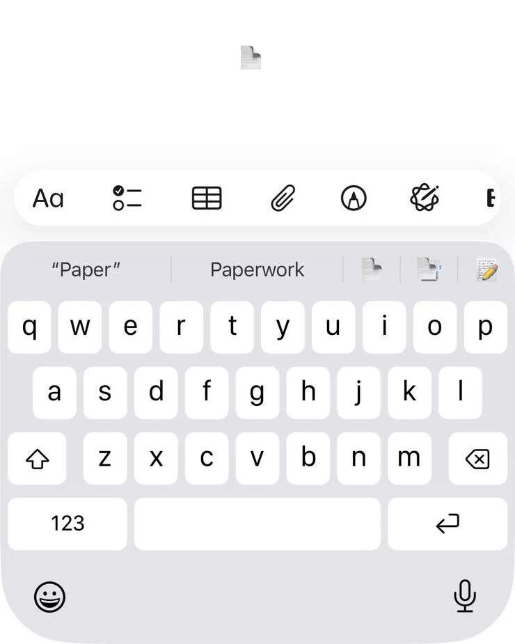 The paper emoji on your iPhone has a hidden message, here’s what it says