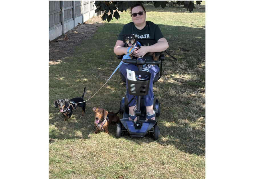 Dani’s journey from bedbound to walking again