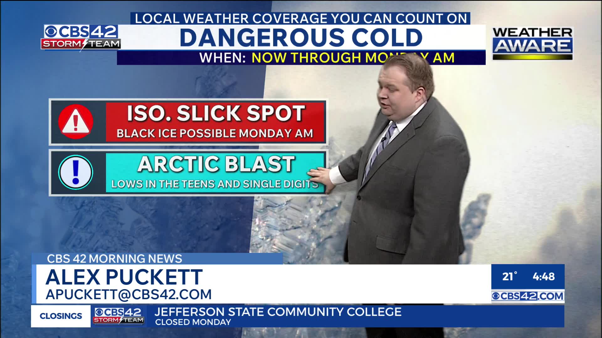 Weather aware: Dangerous cold through Tuesday morning - AM weather 01/26/26