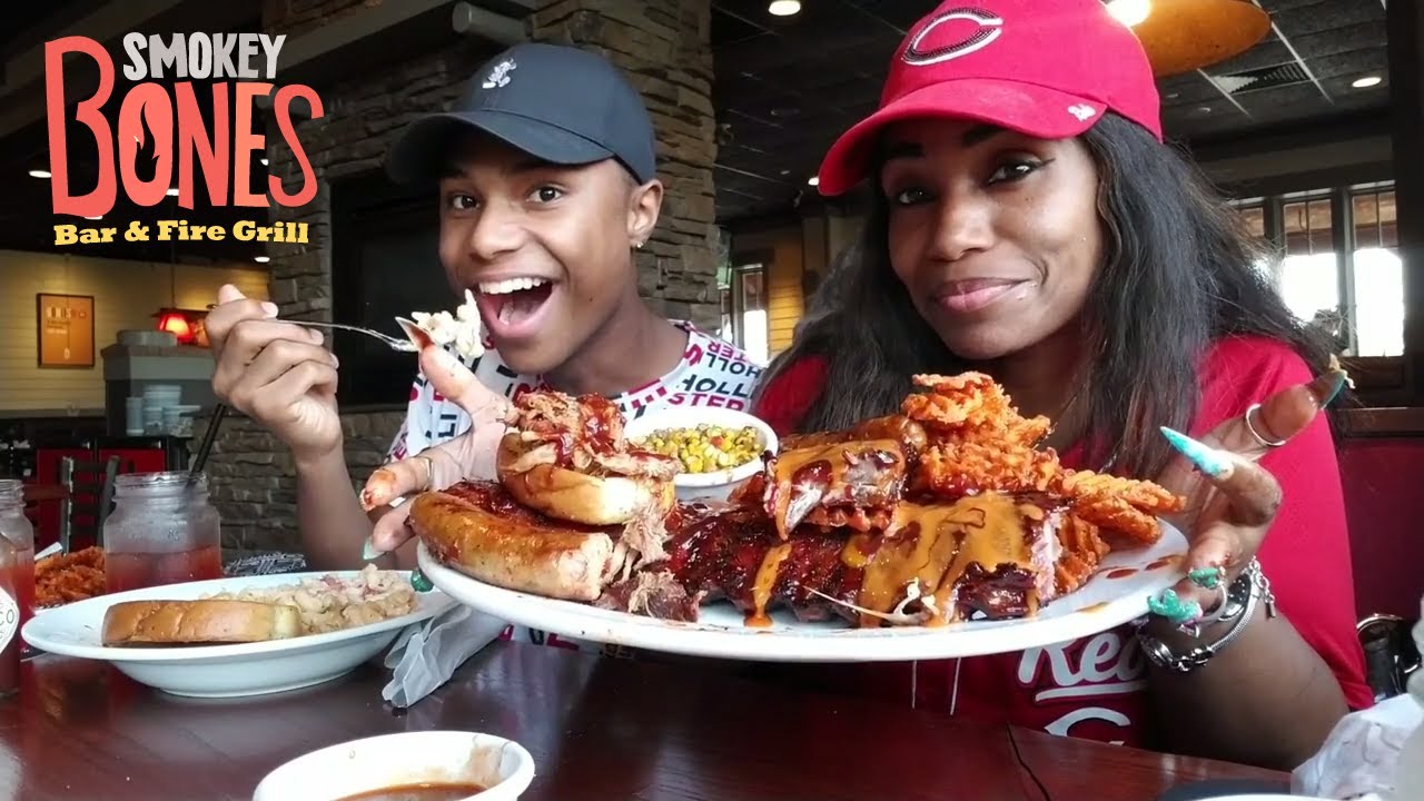 I eat Smokey’s Bones BBQ and start the convo